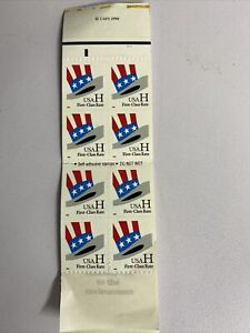 Scott # 3269-USA "H" First Class Rate - Booklet of (8) USA "H" Stamps ...