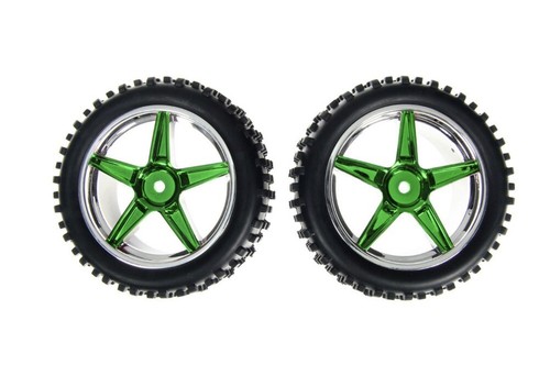 Hsp 06010 Rc Car Front Wheels Green For 1/10 Scale Buggy | eBay Australia