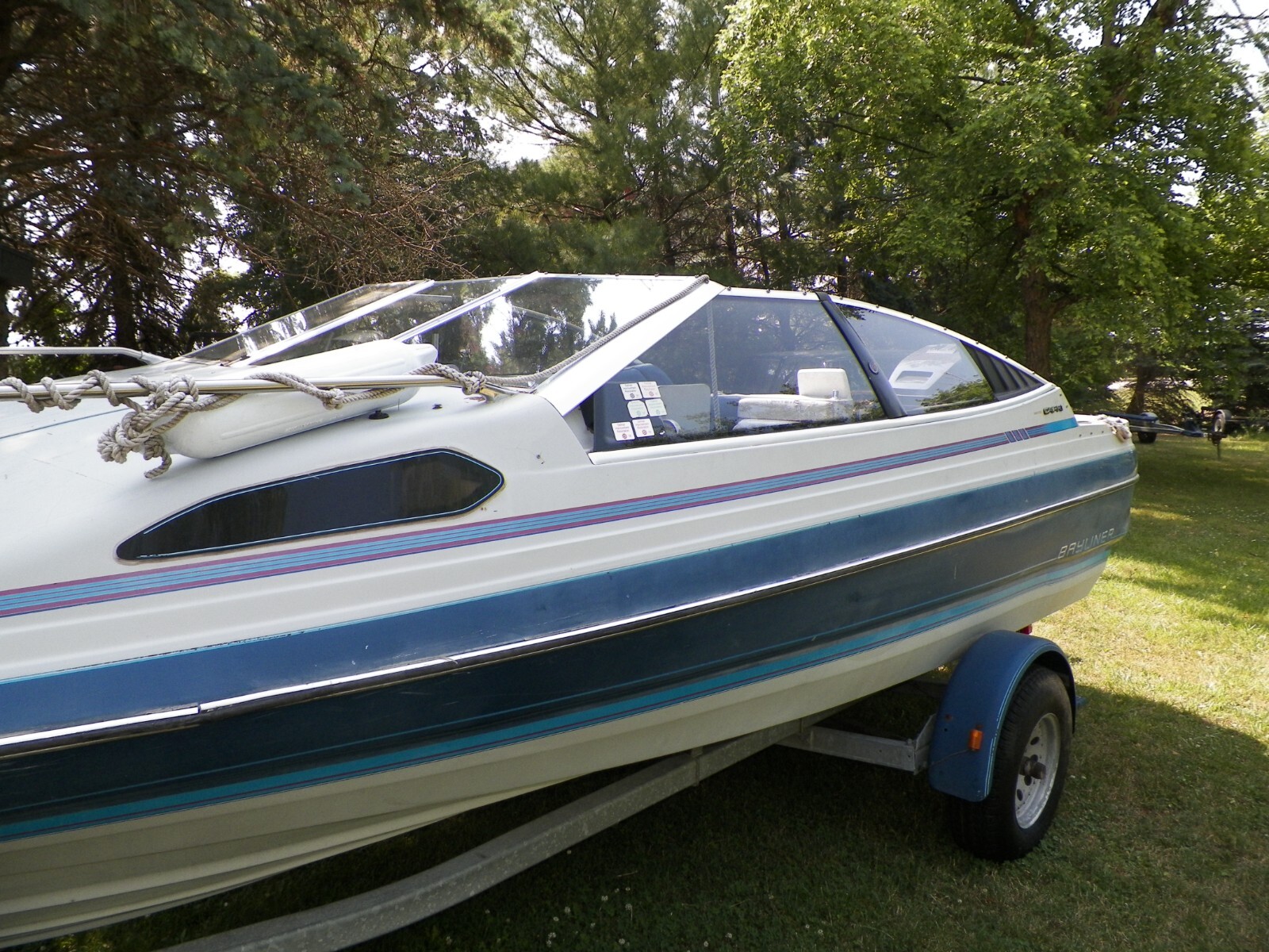 Bayliner Capri & Cobra Windshield & Side Glass Sections READ FULL ...
