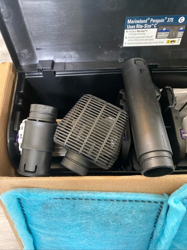 Marineland PENGUIN PRO 375 Aquarium Filter 375 gph 75GAL New OPEN BOX ...