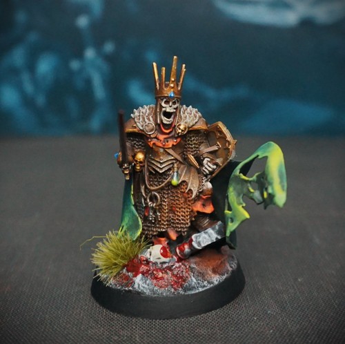 Wight King with Baleful Tomb Blade painted Warhammer AoS Legion of ...