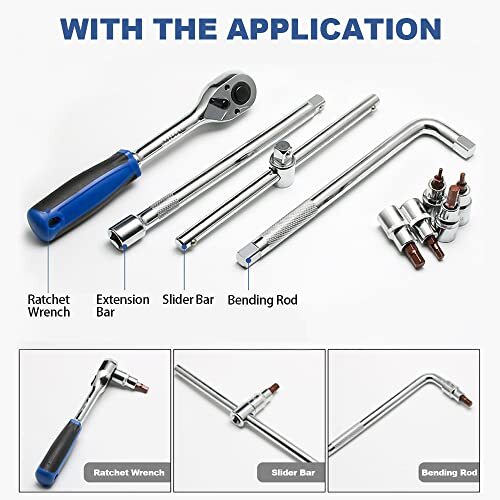 1/2inch Drive T35 Torx Bit Socket S2 Steel 100mm Length 1pcs | eBay