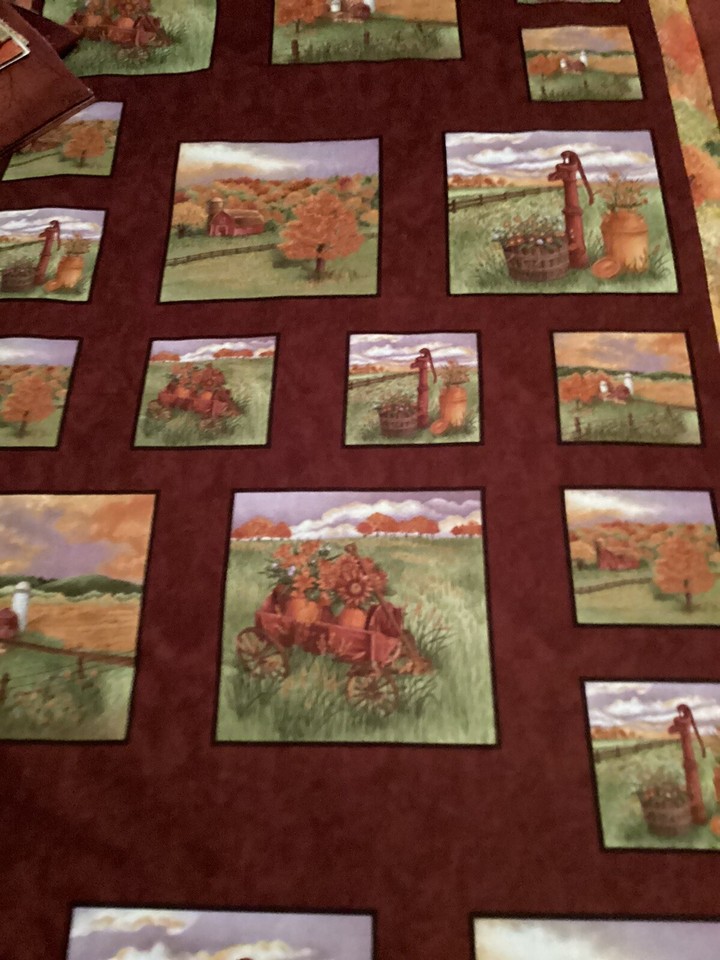 Fall Kit, 53”x 33”, Top Fabric Only, Moda Country Charm Panel ...