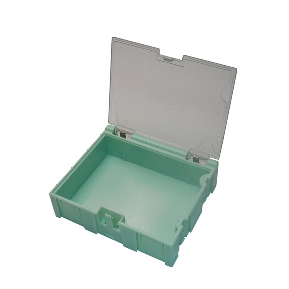 5Pcs Green SMD SMT Electronic Component Container Case Mini Storage ...