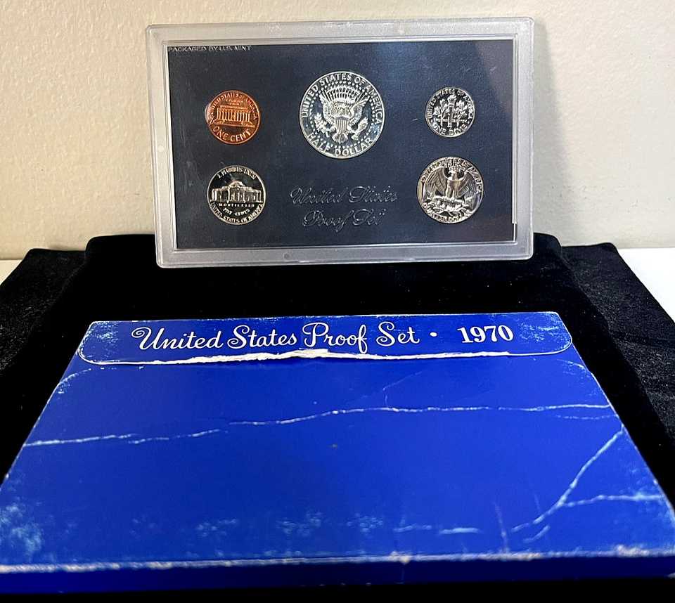 1970 US Proof Set - Original Mint Packaging - Including 40% Silver ...
