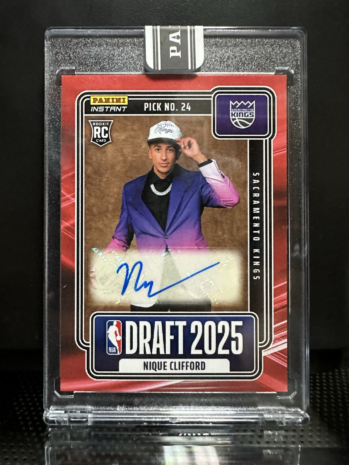 2025-26 Panini Draft Night Nique Clifford 1st NBA Rookie Auto Jersey ...