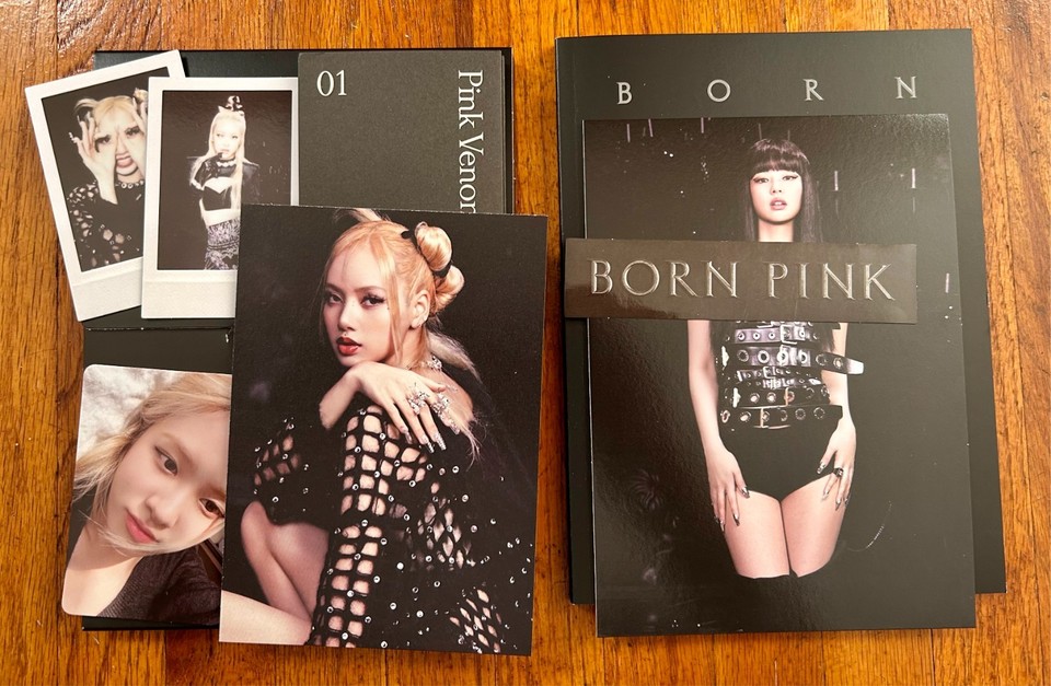 Blackpink Born Pink Black version autographed album bimae promo Not For ...