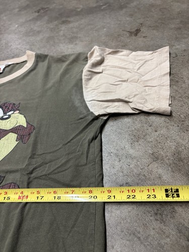 Vintage 90s Looney Tunes Taz Samurai Dragon Graphic T-Shirt Men’s Size ...