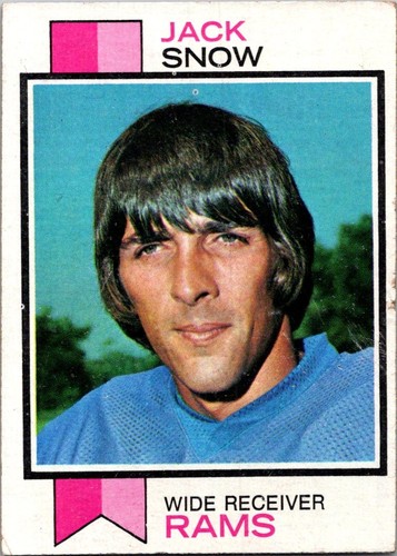 Jack Snow 1973 Topps #416 Los Angeles Rams | eBay