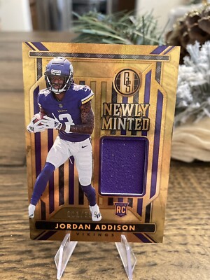 2023 Panini Gold Standard Jordan Addison Newly Minted /399 Rookie Card ...