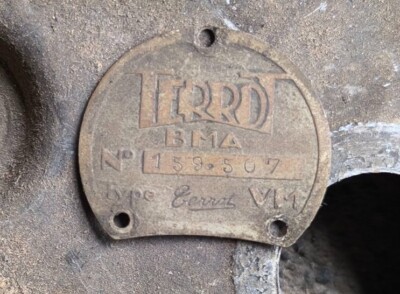 * plaque identification terrot magnat debon 100 VM VMD 1933 | eBay