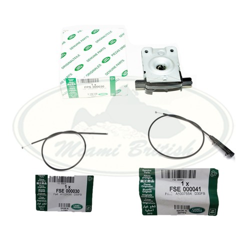 LAND ROVER HOOD BONNET LATCH AND CABLES RANGE 03-12 MR0236 FPS000030 ...