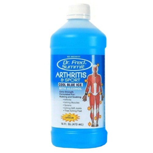 Dr. Fred Summit Arthritis & Sport Cool Blue Ice Rub Extra Strength 16 ...