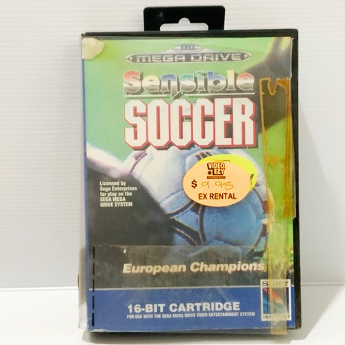 Sensible Soccer + Box - Sega Mega Drive - Tested & Working - Free ...