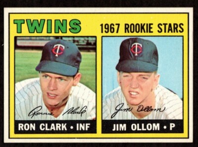 1967 Topps Minnesota Twins Rookie Stars #137 Ron Clark / Jim Ollom | eBay
