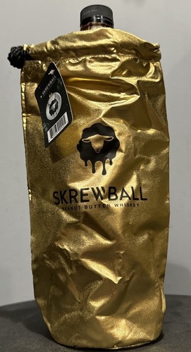 Skrewball Peanut Butter Whiskey, Gold Shimmer, Bottle Gift Bags (set Of ...