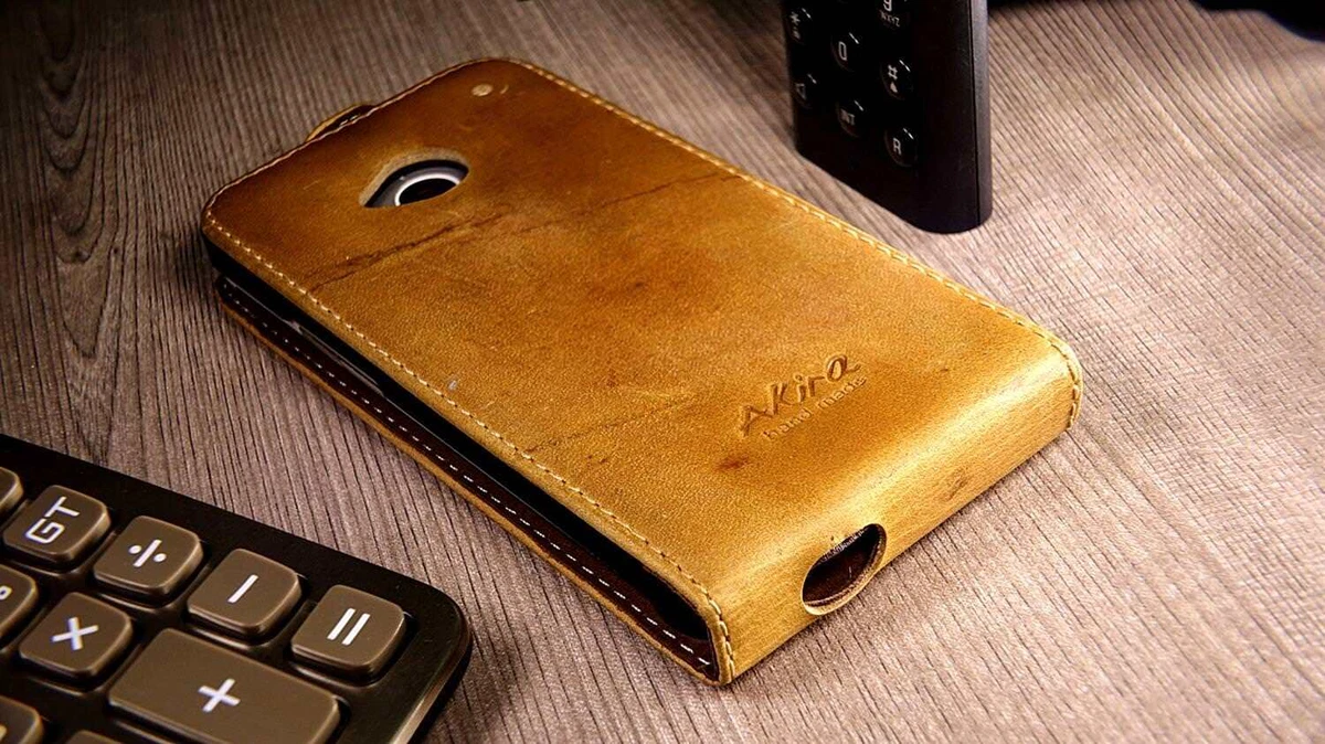 Htc One Black Flip Case