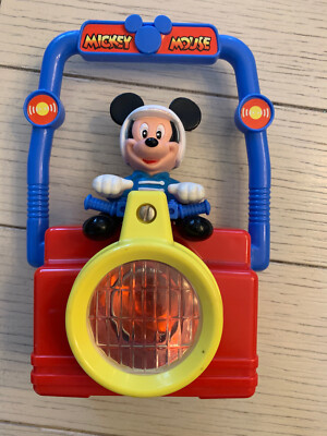 Vintage Radio Shack Mickey Mouse Flashlight Lantern Toy Light Tested ...