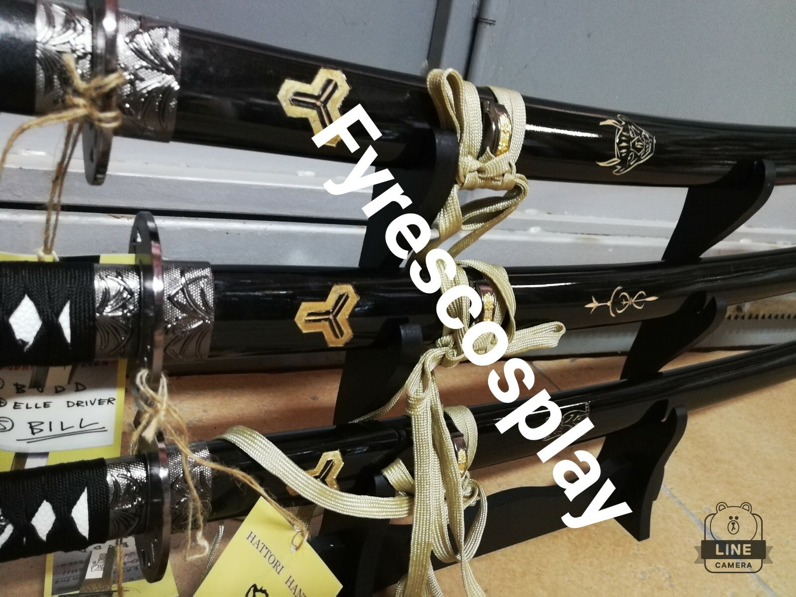 Set swords of Kill Bill budd Beatrix Kiddo and Bill | eBay