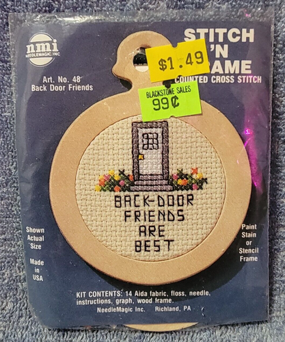 NEW IN PACKAGE NMI STITCH N FRAME BACK DOOR FRIENDS | eBay
