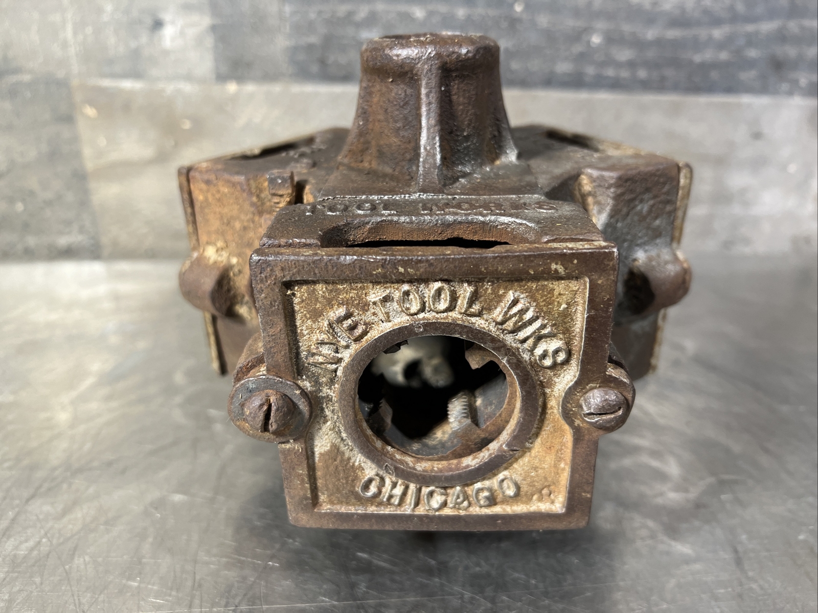 Rare Vtg Antique Nye Tool & Machine Works 3 Way Solid Stock Pipe ...