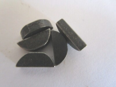 AN280H404 Woodruff Key 1/8 x 1/2" Steel Key Size #3 - Lot of 5 | eBay