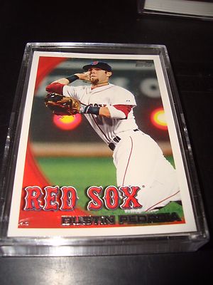 Boston Red Sox 2010 Complete Topps Baseball Card Team Set 17 Cards Mint ...