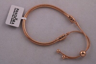 AUTHENTIC Pandora Snake Chain Slider Bracelet 589652C01 NEW | eBay
