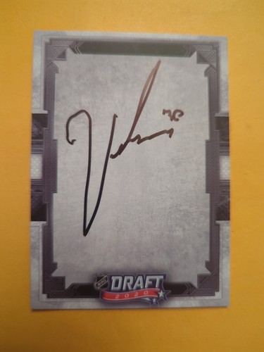Jesper Vikman Signed 2020 NHL Draft Card Vegas Golden Knights Henderson ...