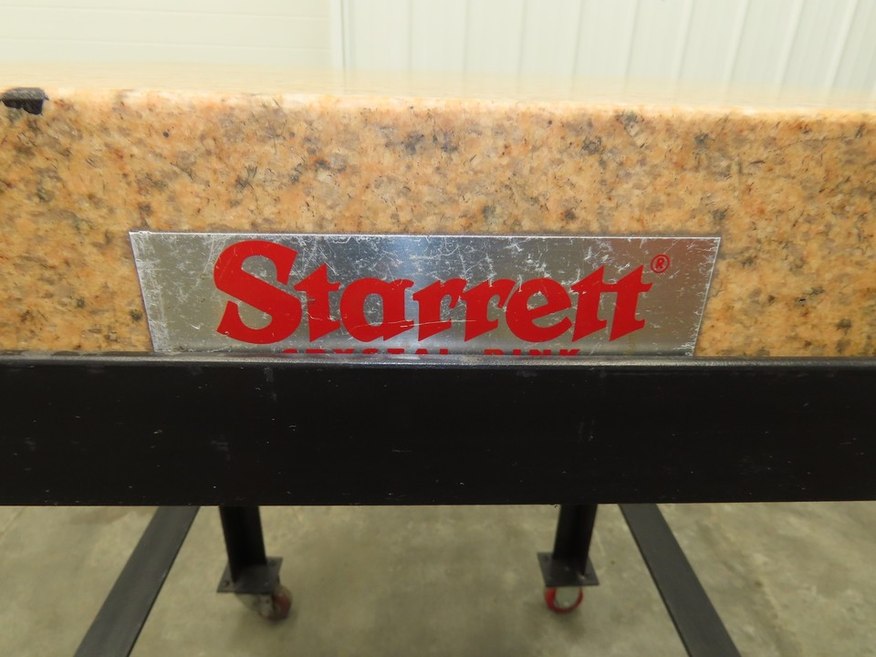 Starrett Crystal Pink Grade B Toolroom Granite Surface Plate 24x24x4 ...
