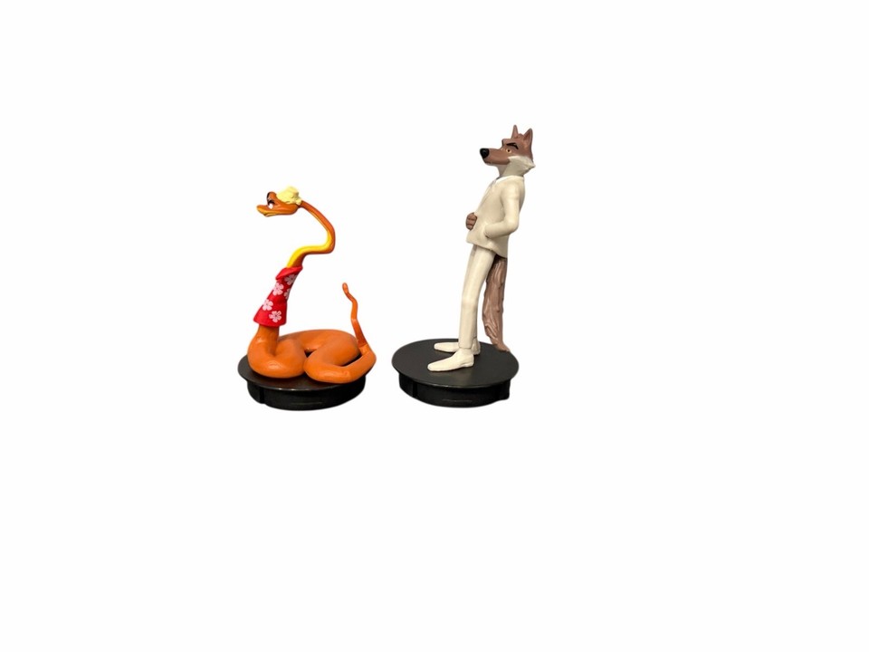 DreamWorks Bad Guys 2 Mr. Wolf & Mr. Snake Collectible Figures Cake ...