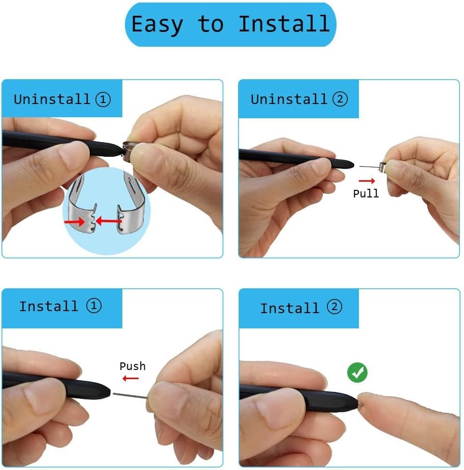 20 PCS 2B Pen Tips Replacement Compatible with Remarkable 2 Pencil ...