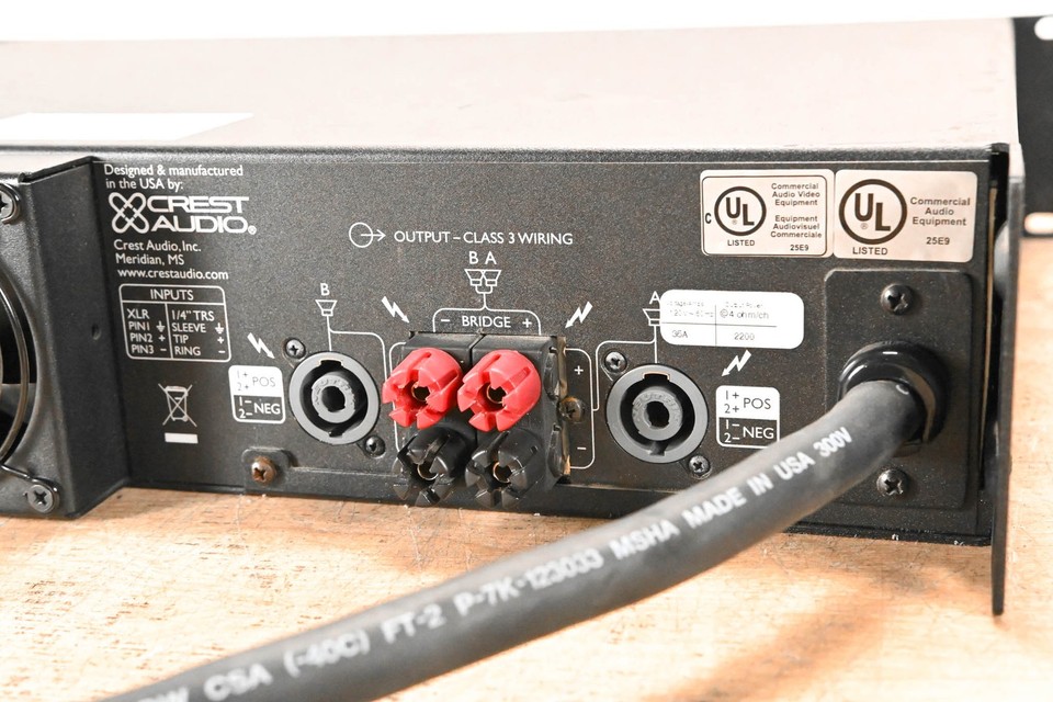 Crest Audio Pro 9200 2-Channel Power Amplifier CG01VS7 | eBay