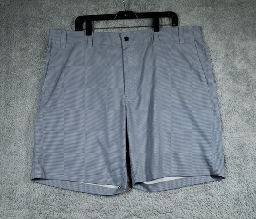 Callaway Golf Shorts Mens 42 Gray Micro Diamond Pattern Flat Front RN ...