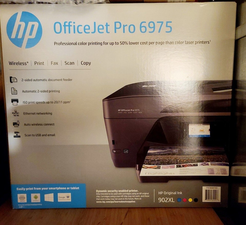 BRAND NEW HP OfficeJet Pro 6978 All-in-One Wireless Printer ...