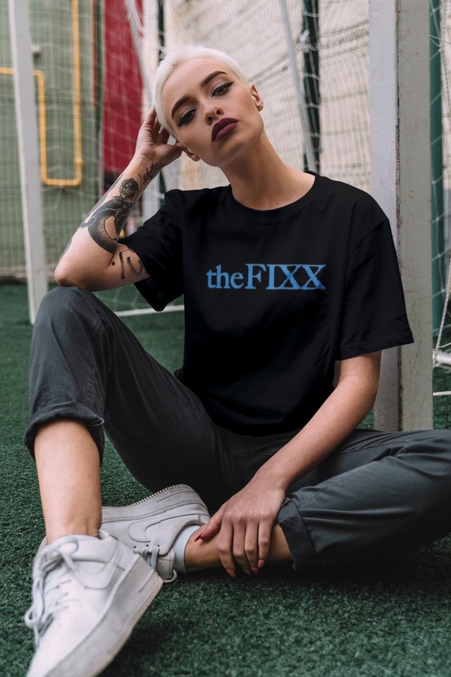 THE FIXX Men's Small Black T-Shirt Rock Band Graphic Print Logo | eBay