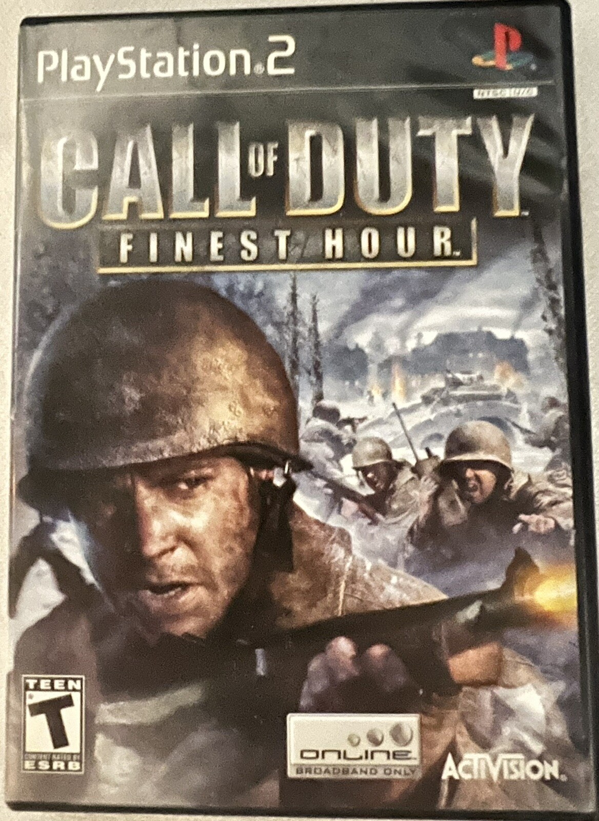 Call of Duty Finest Hour Sony PlayStation 2 ps2 2004 Without Manual ...
