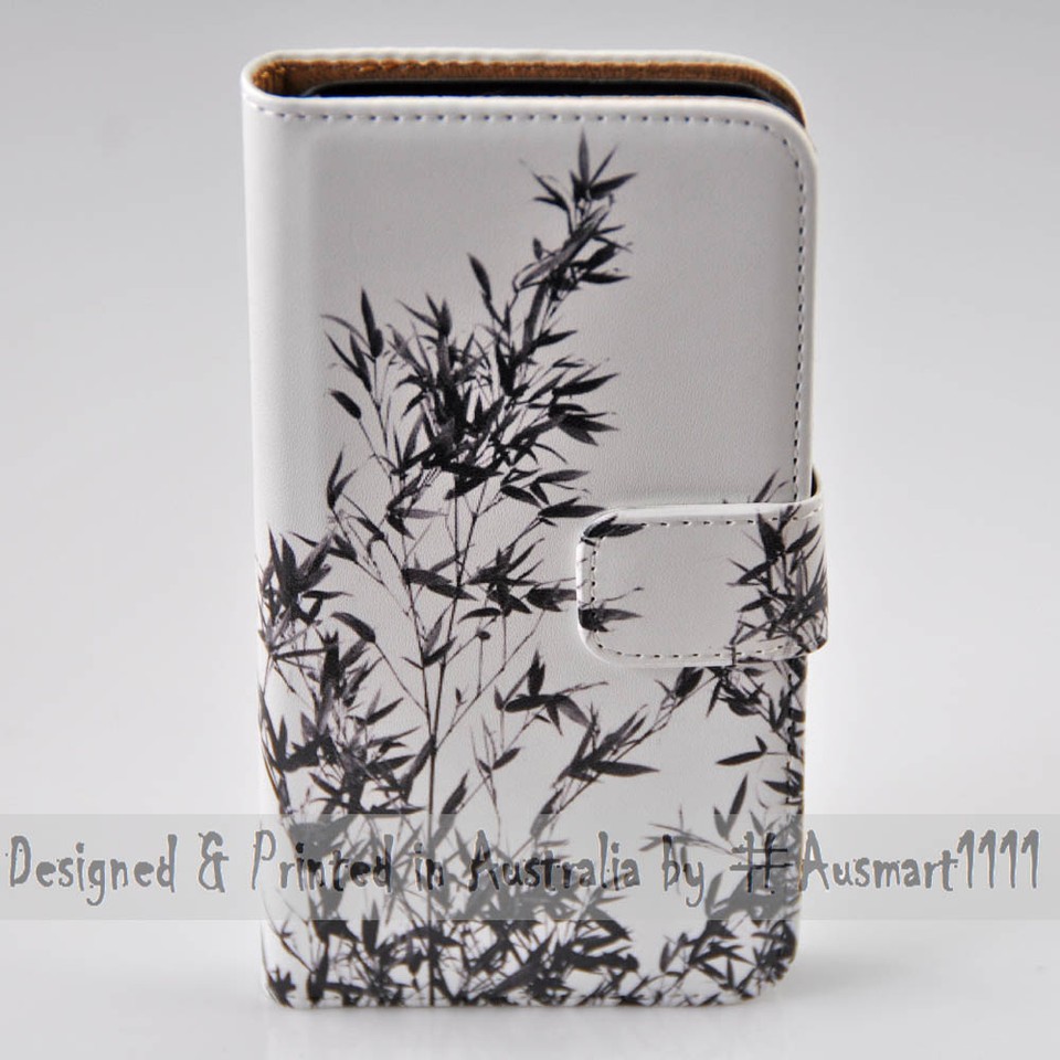 For Nokia Series - Bamboo Silhouette Print Theme Wallet Mobile Phone ...