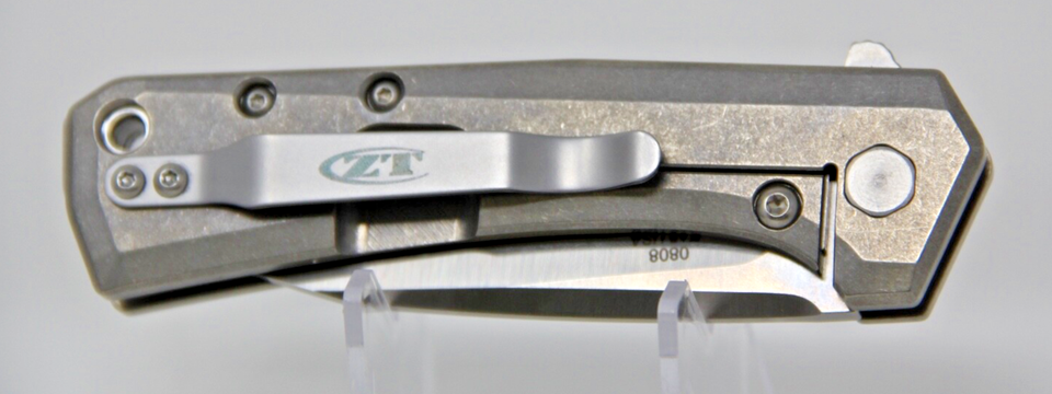 Zero Tolerance 0808 ZT Flipper Titanium Folding Knife Rexford S35VN Discontinued | eBay