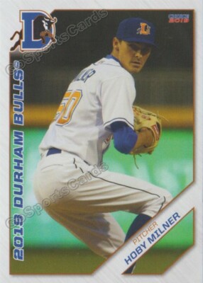 2019 Durham Bulls Hoby Milner RC Rookie Tampa Bay Rays | eBay