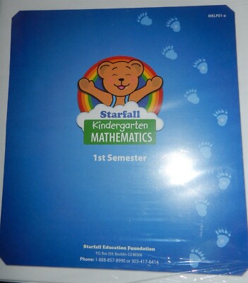 Starfall Kindergarten Mathematics 1st Semester Teacher's Guide! New! | eBay