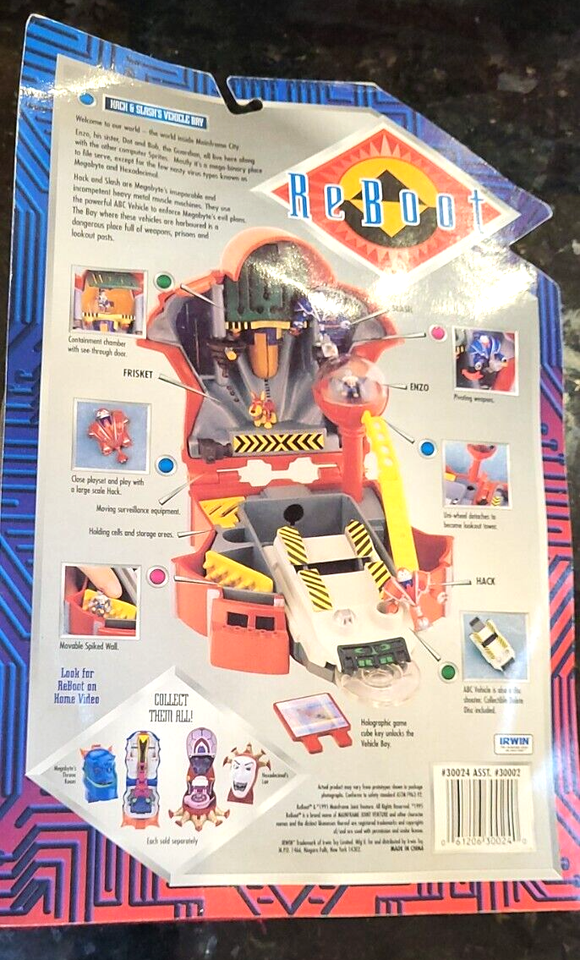 Reboot action figure Slash And Hack Vehicle Bay Playset MOC new rare ...