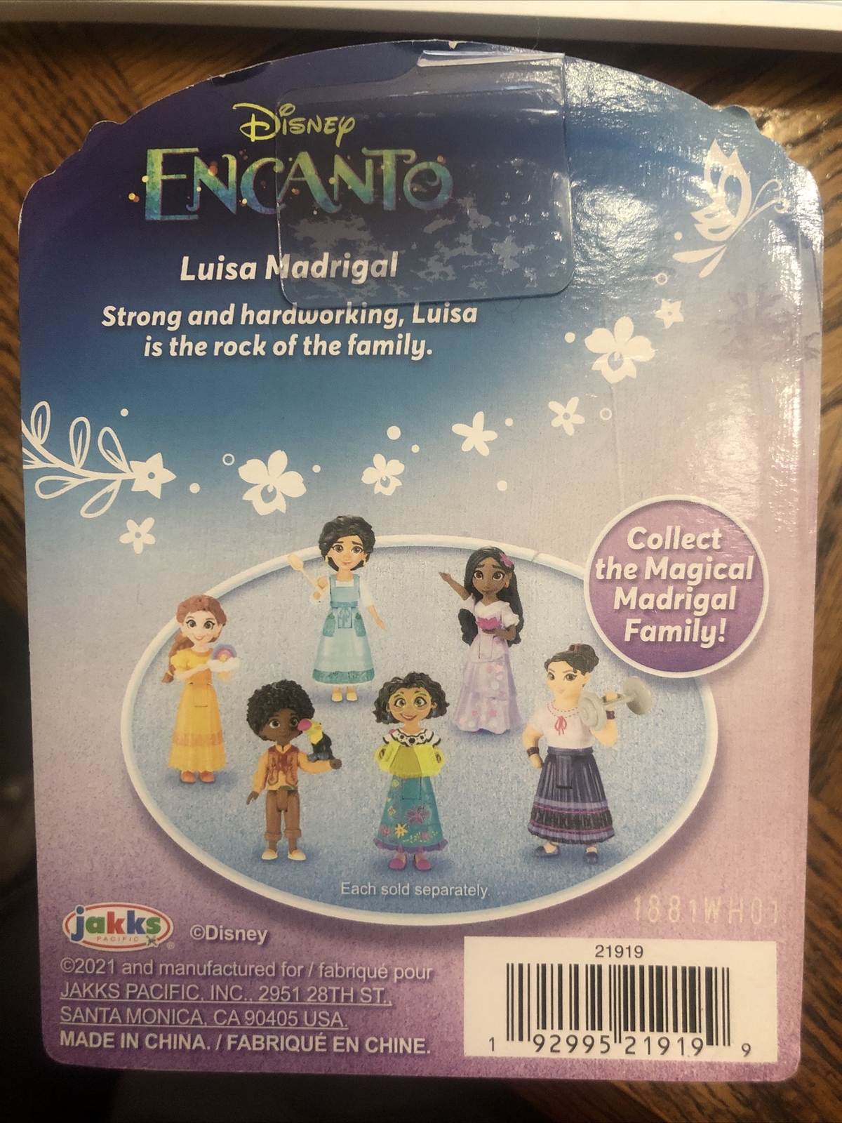 2021 DISNEY ENCANTO LOUISA 3" DOLL FIGURE WITH ACCESSORY NEW SHIPS FREE ...