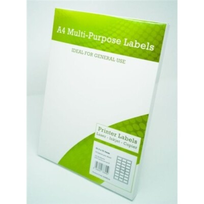Avery Equivalent L63 A4 Multi Labels 100 Sheets, 14 per Sheet la9237 ...