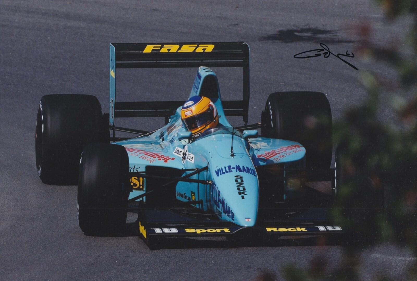 Karl Wendlinger Hand Signed 12x8 Photo F1 Autograph March F1 | eBay