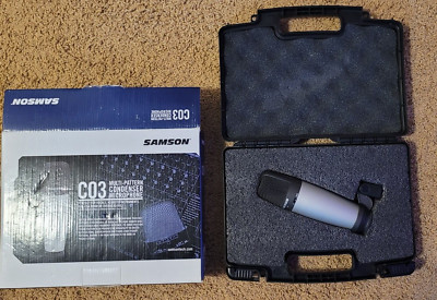 Samson C03 Multi-Pattern Condenser Microphone Audio XLR Connector OPEN ...