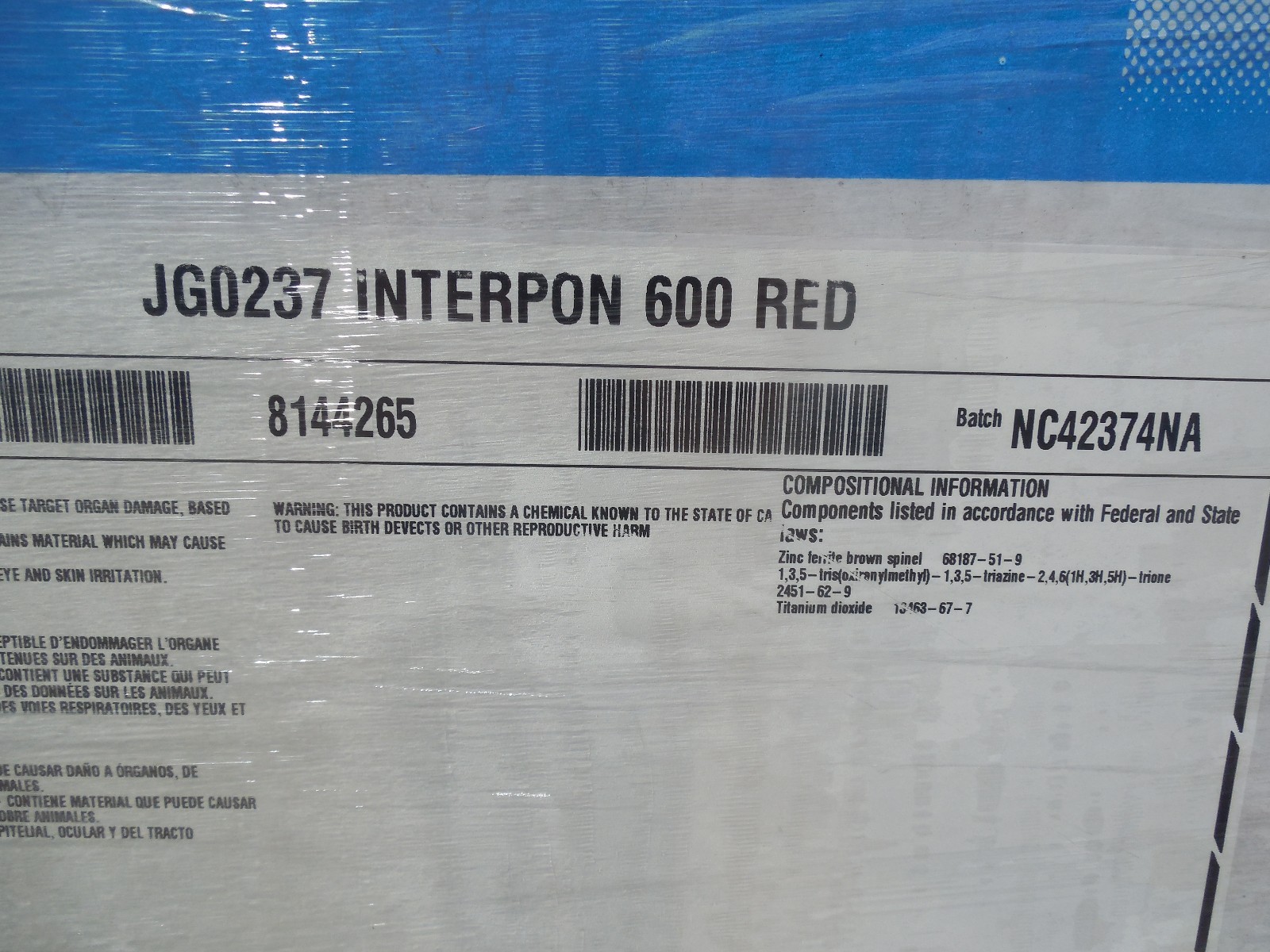 Interpon JG0237 Interpon 600 Red Powder Coat Coating 44lbs for sale ...