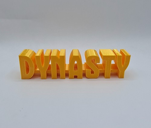 1980s TV Show DYNASTY Logo Sign Desk Shelf Art | eBay