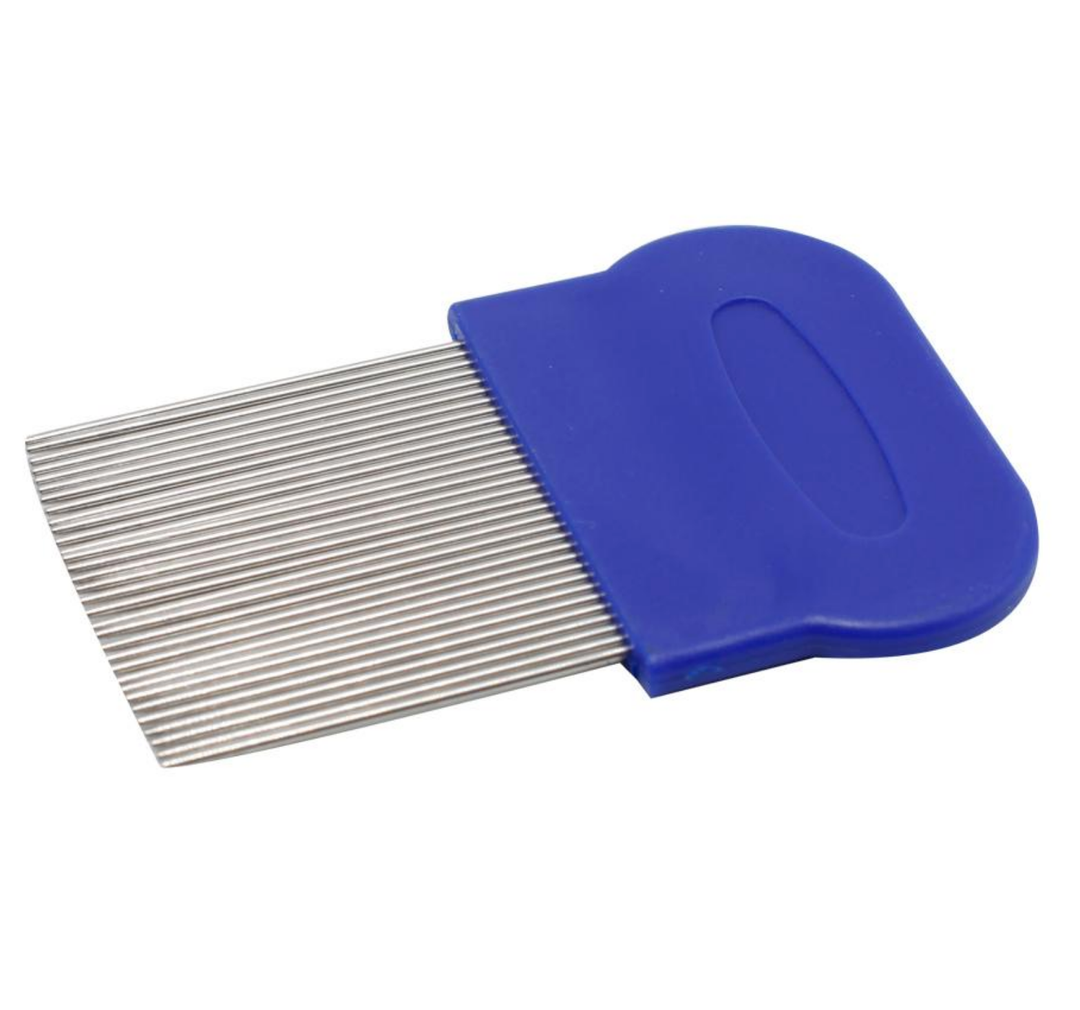 2 x Metal Nit Hair Lice Stainless Steel Comb Handle brush Remove Head ...