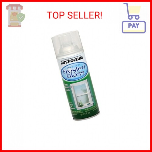 Rust-Oleum 342600 Frosted Glass Spray Paint, 11 oz, Frosted Glass ...